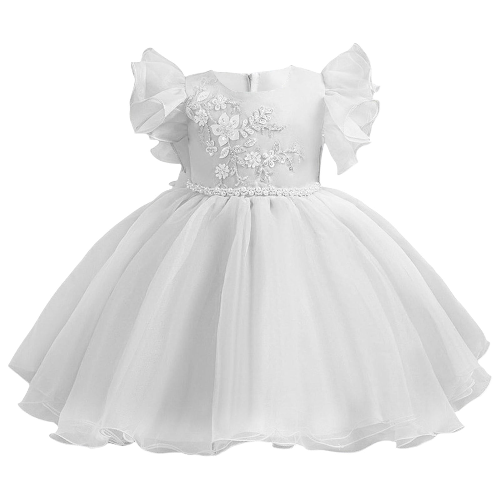 KAOOCXU Children Girls Dress Birthday Party Fluffy Dresses Relaxed Fit ...