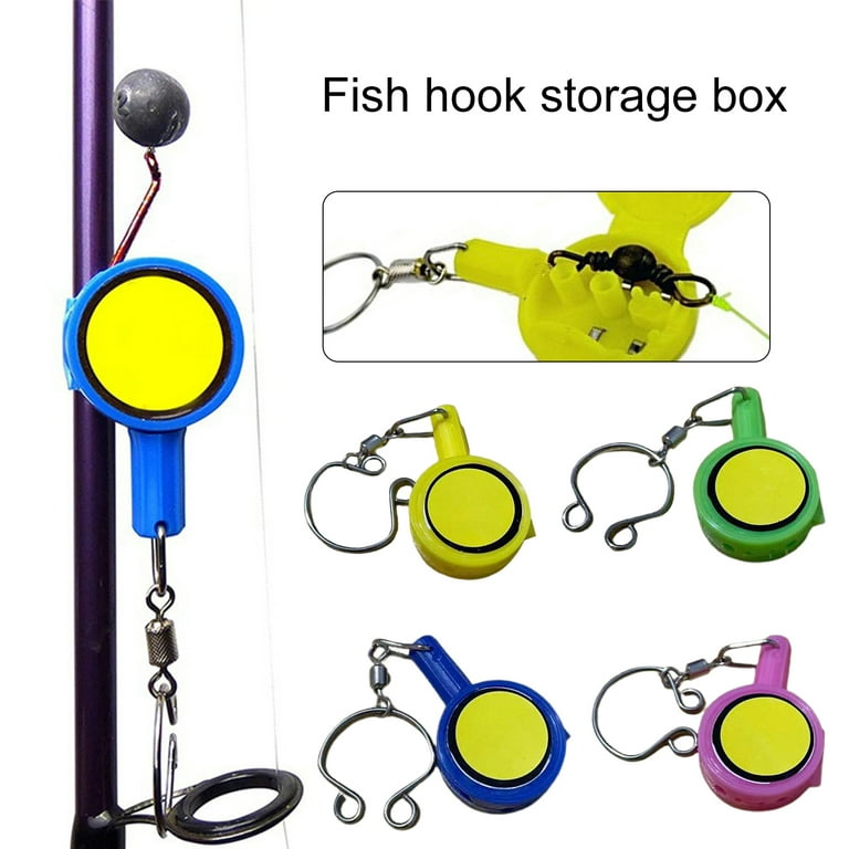 KAOU 2Pcs Fishing Knot Tying Tools Compact Lightweight Fully Rigged Fishing Hook Holder Multifunctional Fishing Quick Knot Tools Pink 2pcs