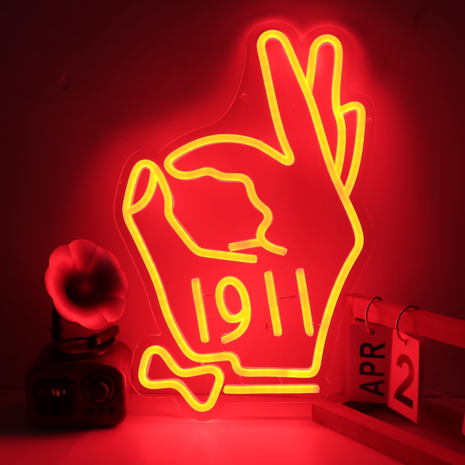 KAP Fraternity Sorority Neon Signs for Wall Decor, Kappa Alpha 1911 Psi ...