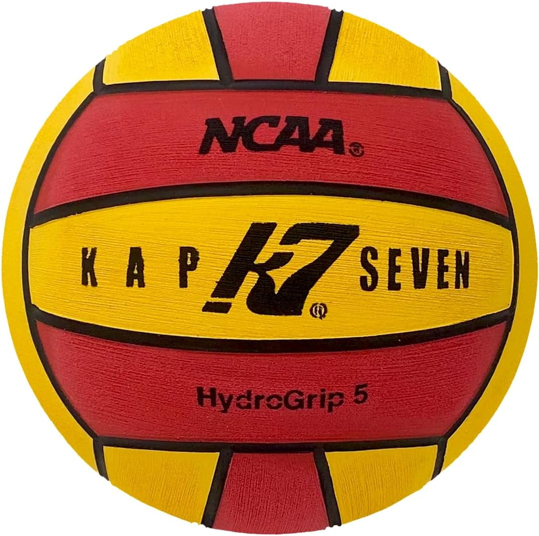 KAP7 Size 5 HydroGrip Water Ball ( and NFHS Official), Yellow/Red ...