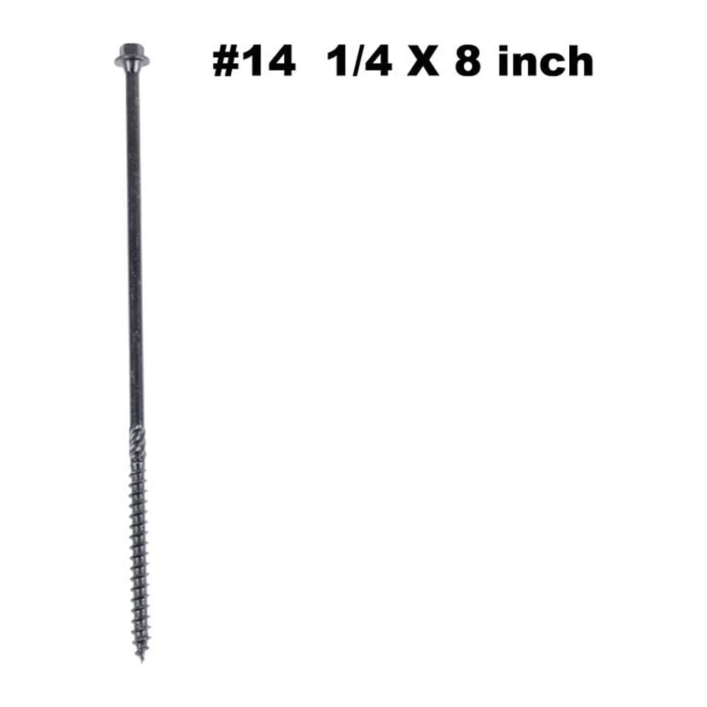 KAPAS Timber/Log/Landscaping/Deck Framing Wood Screws， Hex Head ...