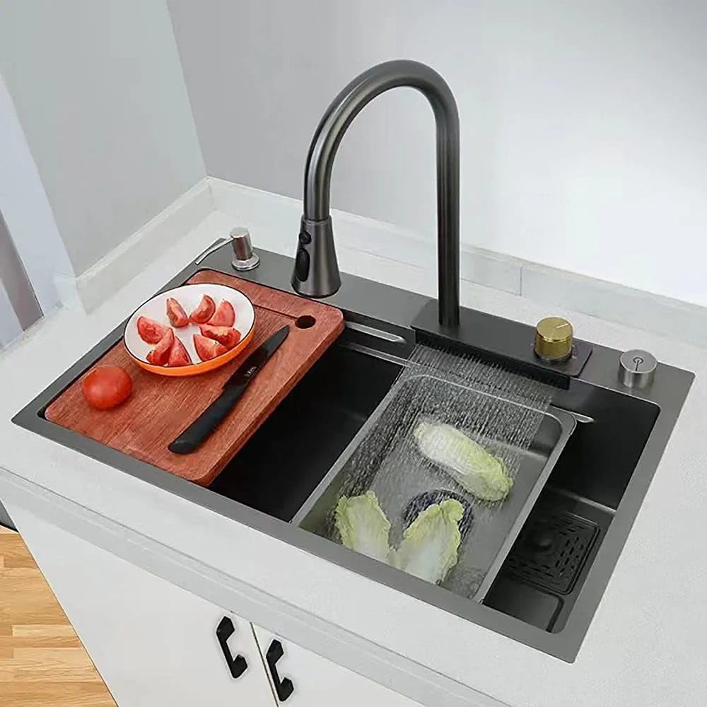 KAPISH ENTERPRISES Super Luxurious Single Bowl Kitchen Sink with ...