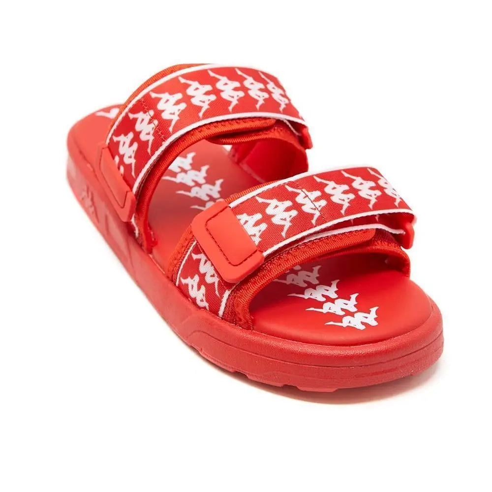 KAPPA 222 BANDA ASTER 1 SANDALS SLIDES - RED WHITE - Walmart.com