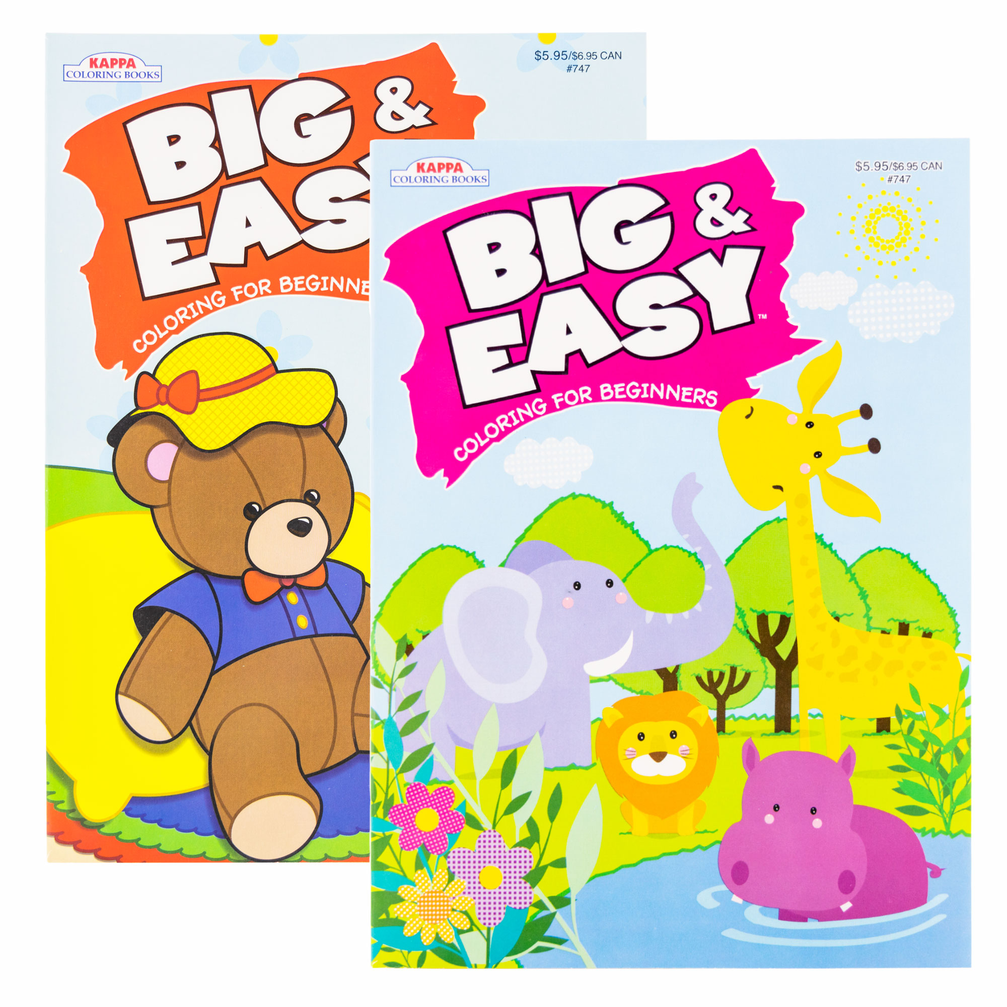 KAPPA Big & Easy Coloring For Beginners 2-Title, for Learning Drawing ...