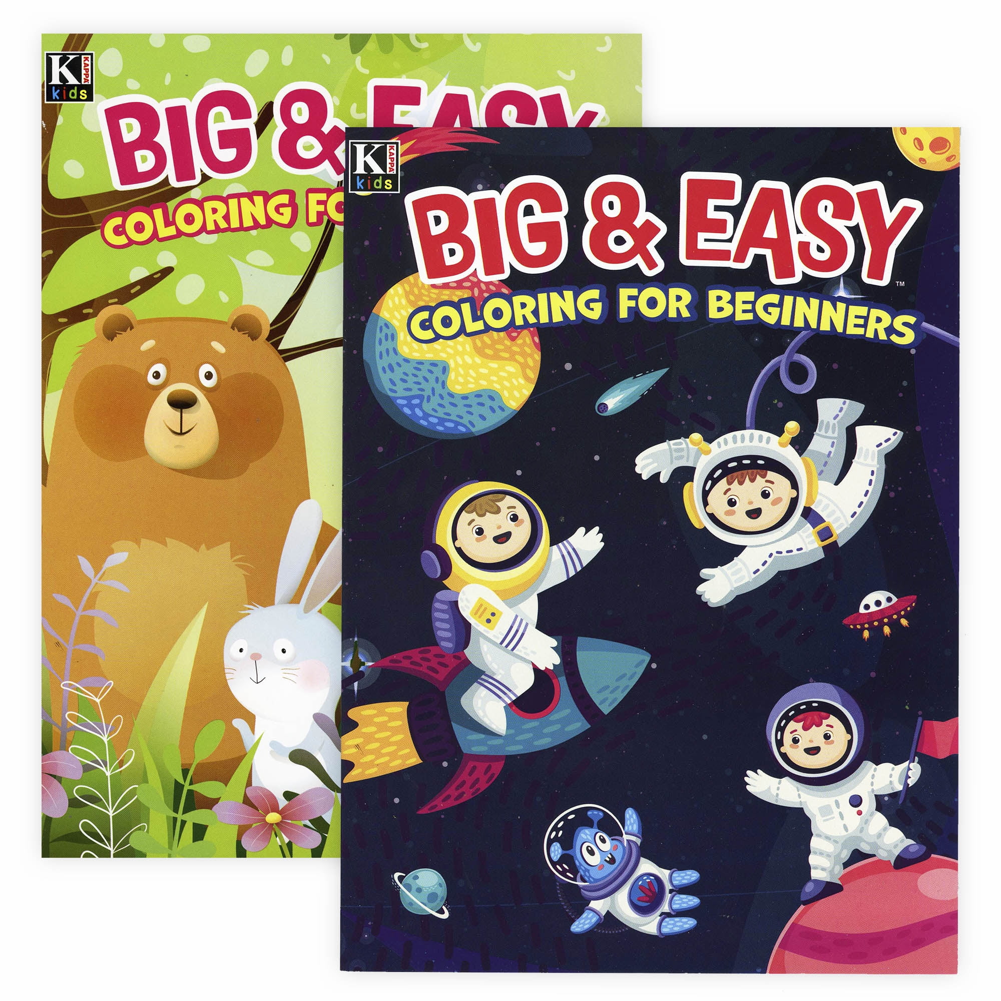KAPPA Big & Easy Coloring For Beginners 2-Title, for Learning Drawing ...