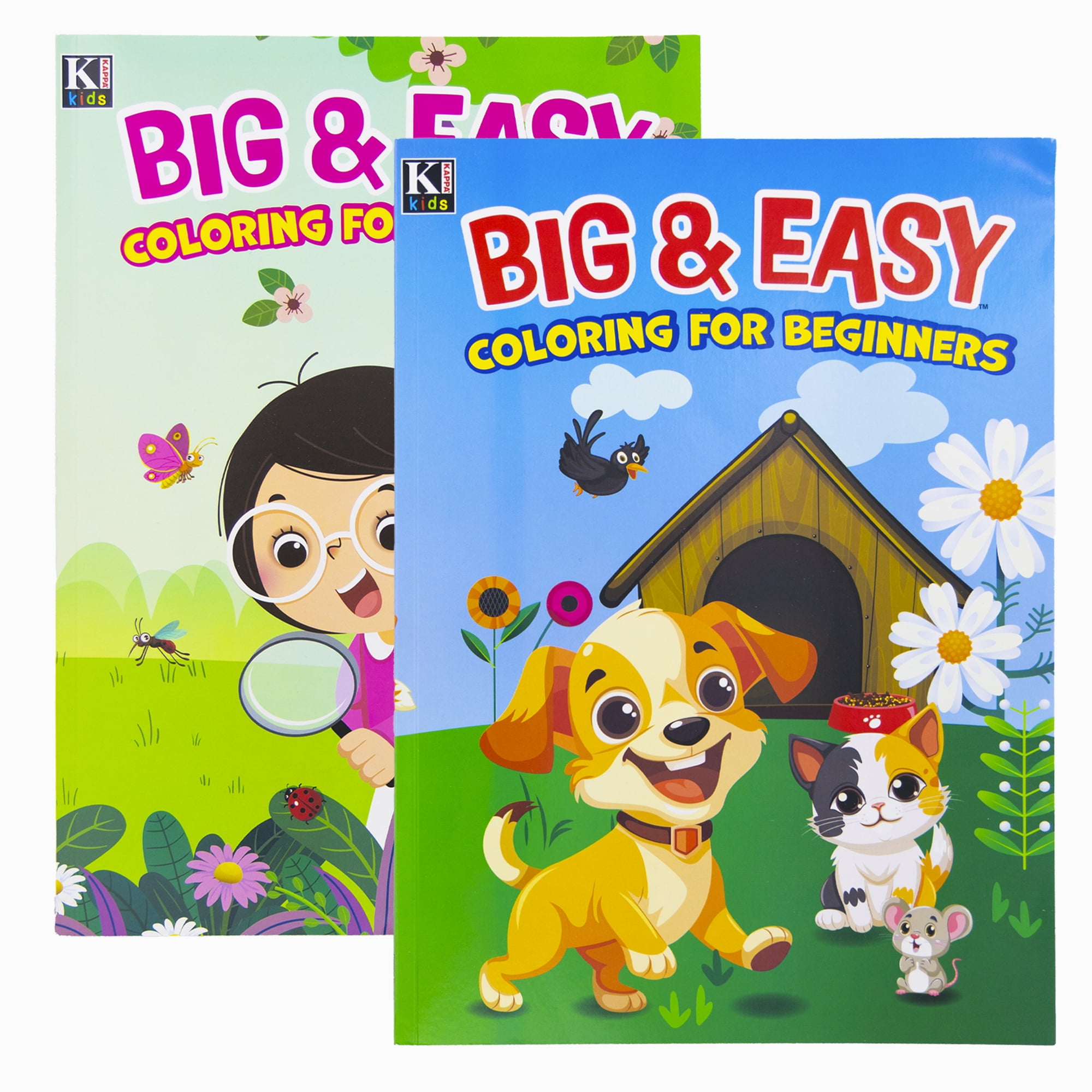 KAPPA Big & Easy Coloring For Beginners 2-Title, for Learning Drawing ...