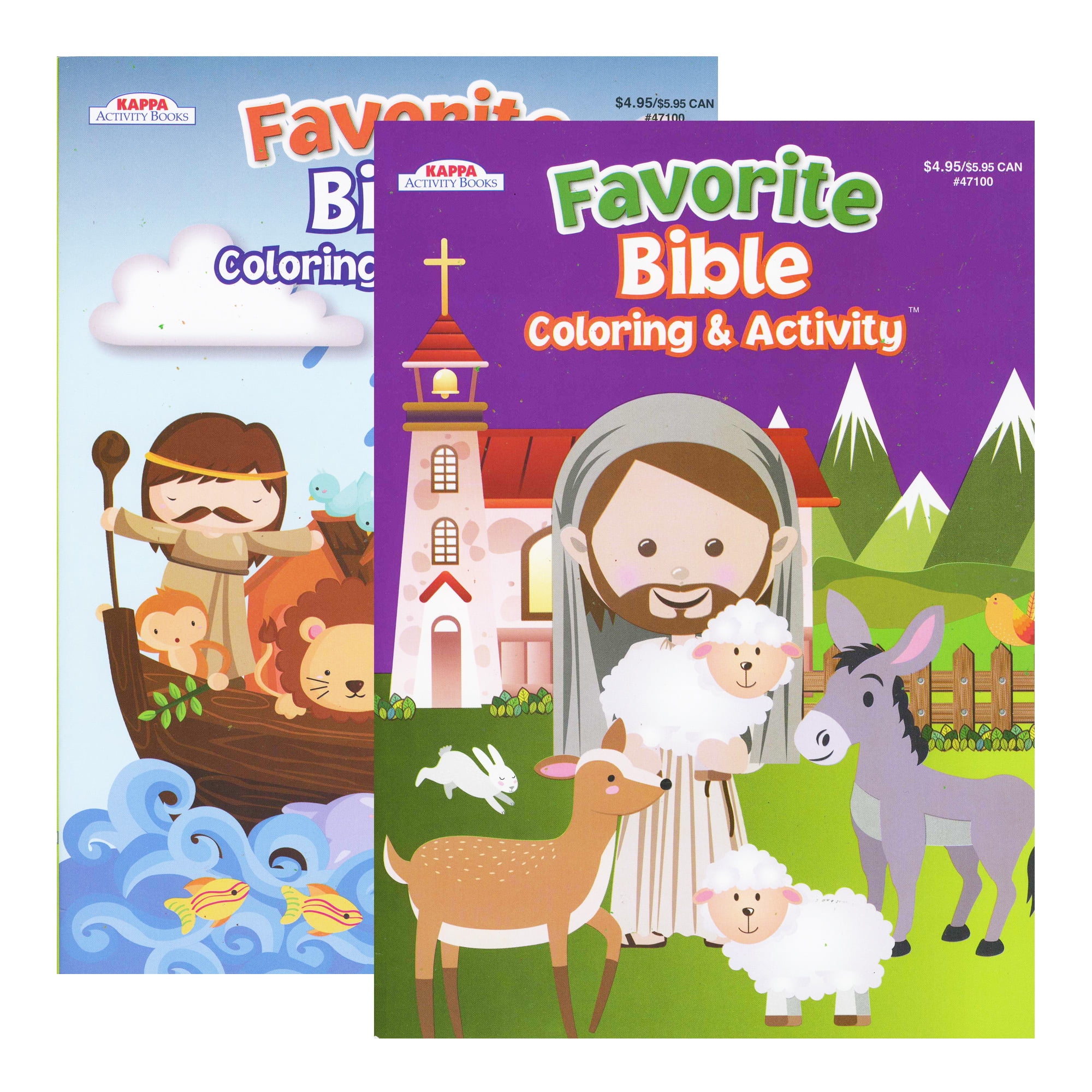 KAPPA Favorite Bible Stories Coloring Activity Book [47100] - Walmart.com