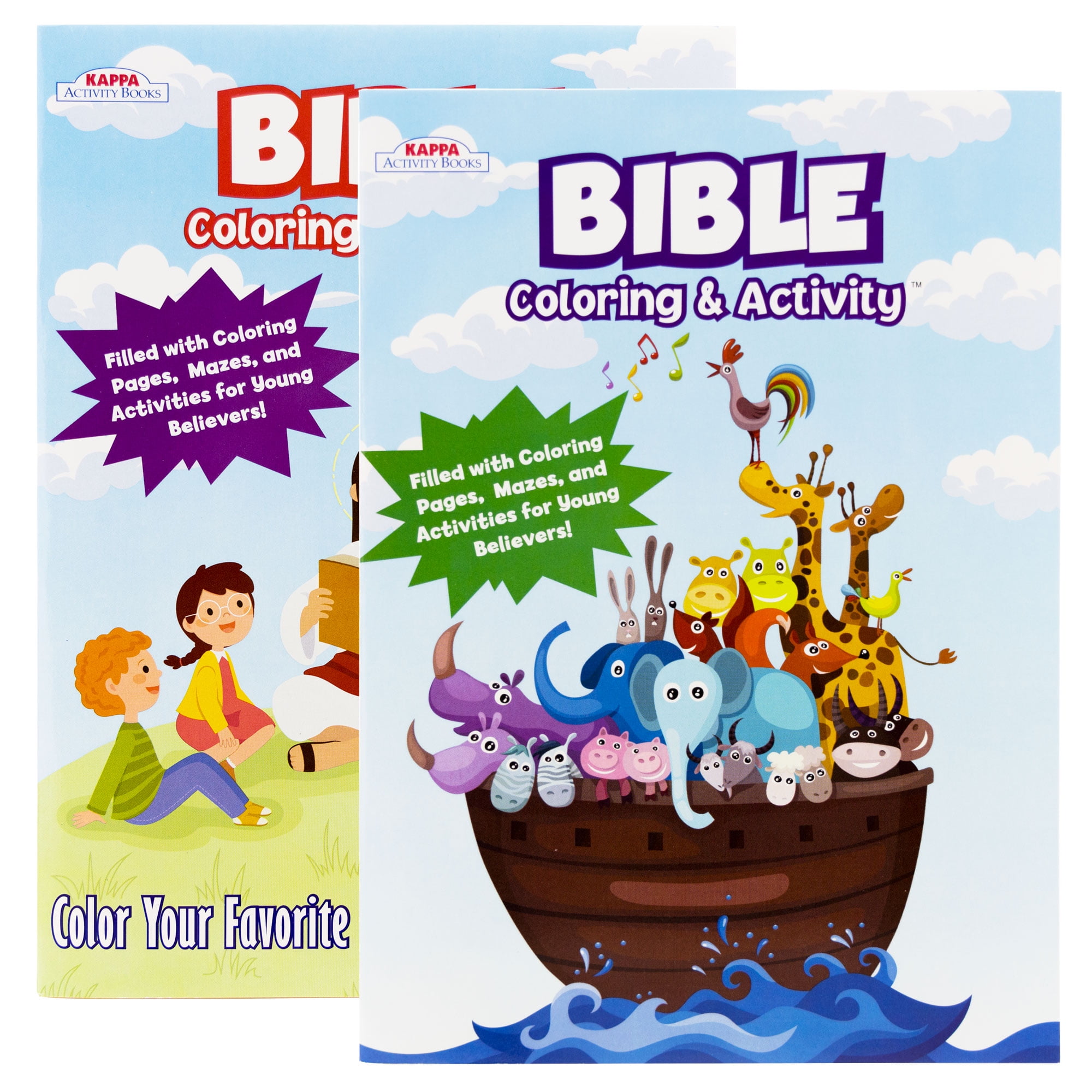 KAPPA Favorite Bible Stories Coloring & Activity Book, 48-Pack ...
