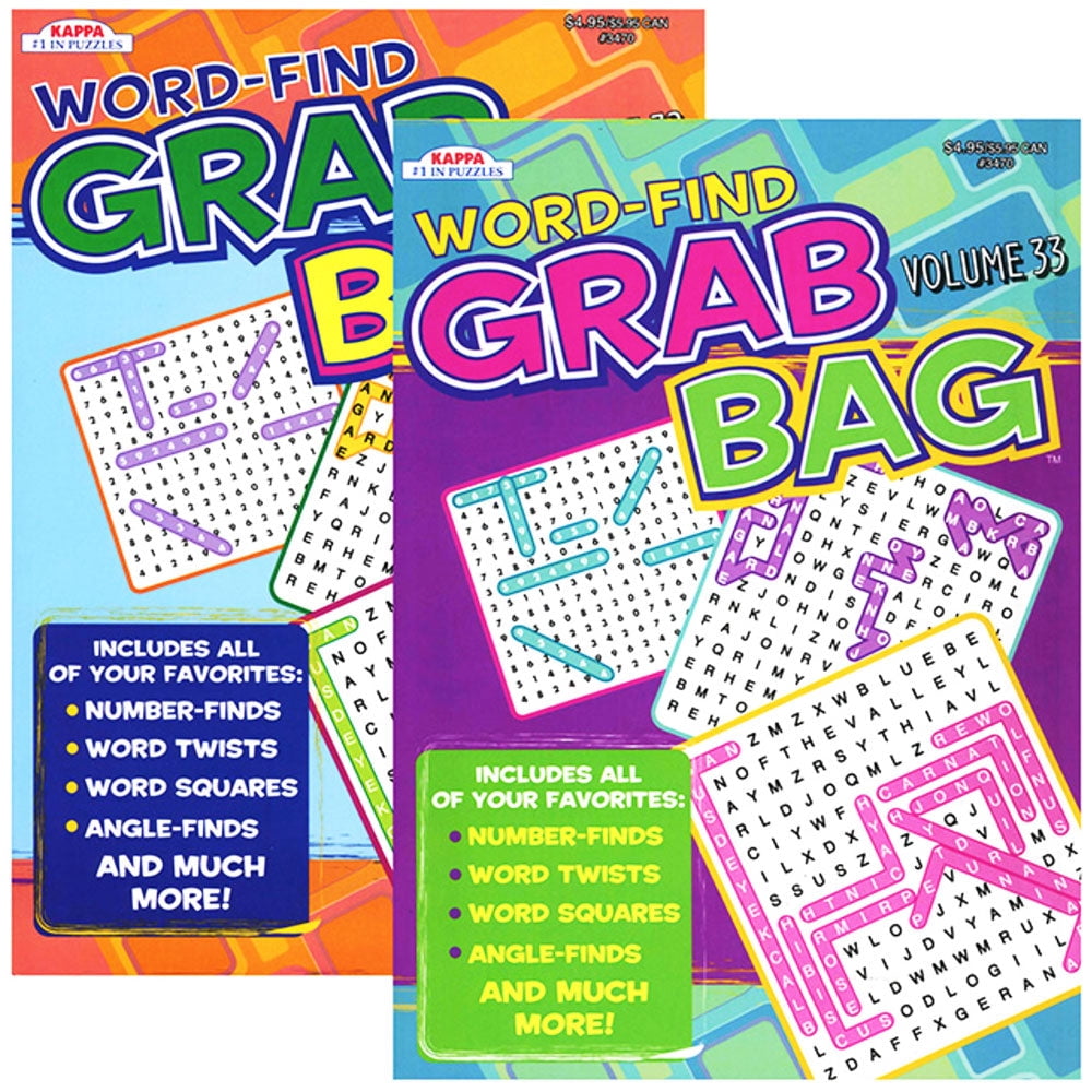KAPPA Puzzles Book Ultimate Word Find Grab Bag | 2-Titles | Puzzles to ...