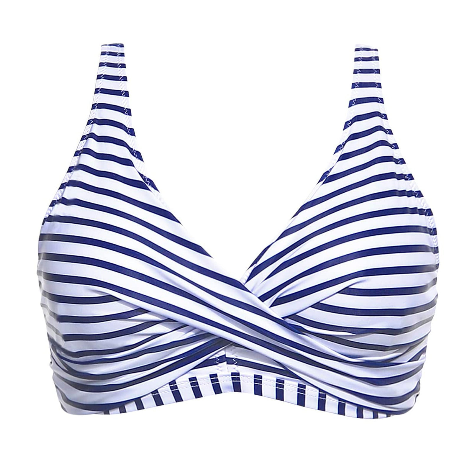 KAPRIOY Woman's Tank-Style Swimsuit Top Classic Animalier (XL, Navy ...