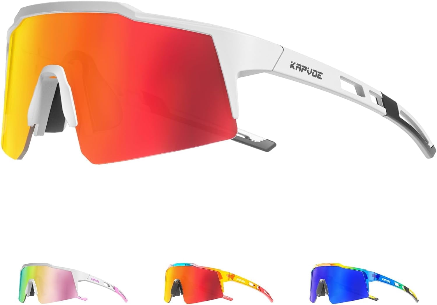 KAPVOE Kids Baseball Glasses Polarized Sports Sunglasses Boys Girls ...
