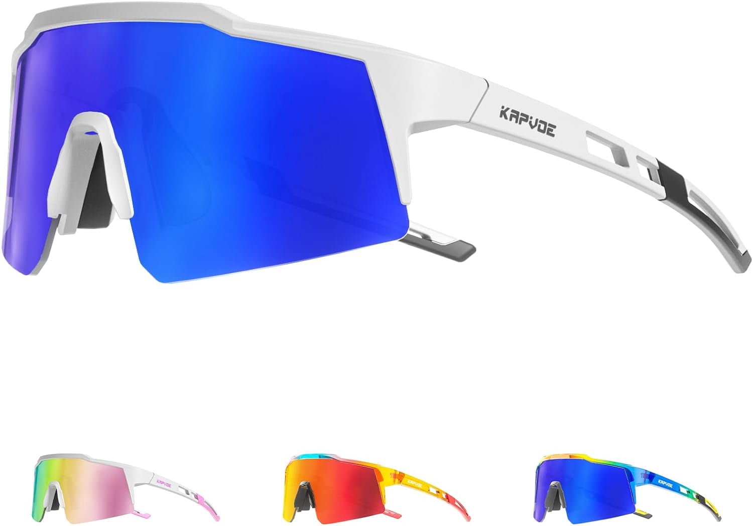 KAPVOE Kids Baseball Glasses Polarized Sports Sunglasses Boys Girls ...