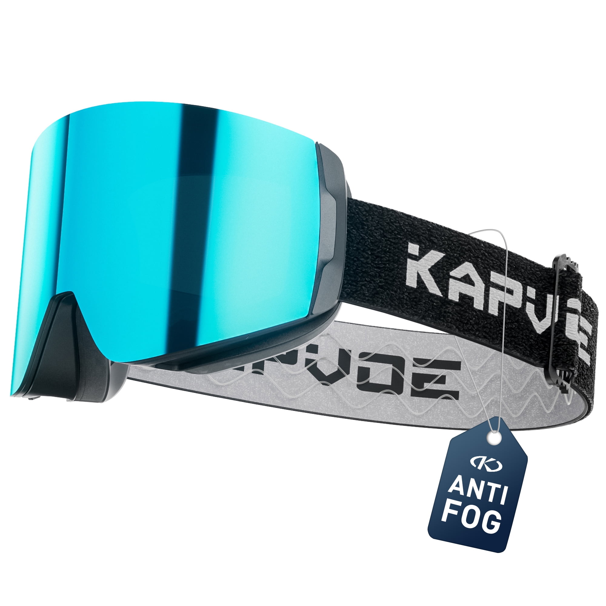 KAPVOE Magnetic Ski Goggles Snowboard Goggles for Men Women Snow ...