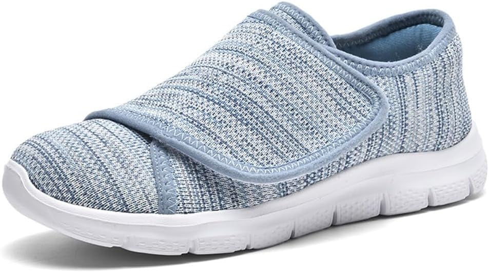 KAQ Adjustable Velcro close Walking shoes Wide Wide Shoes Non-slip ...