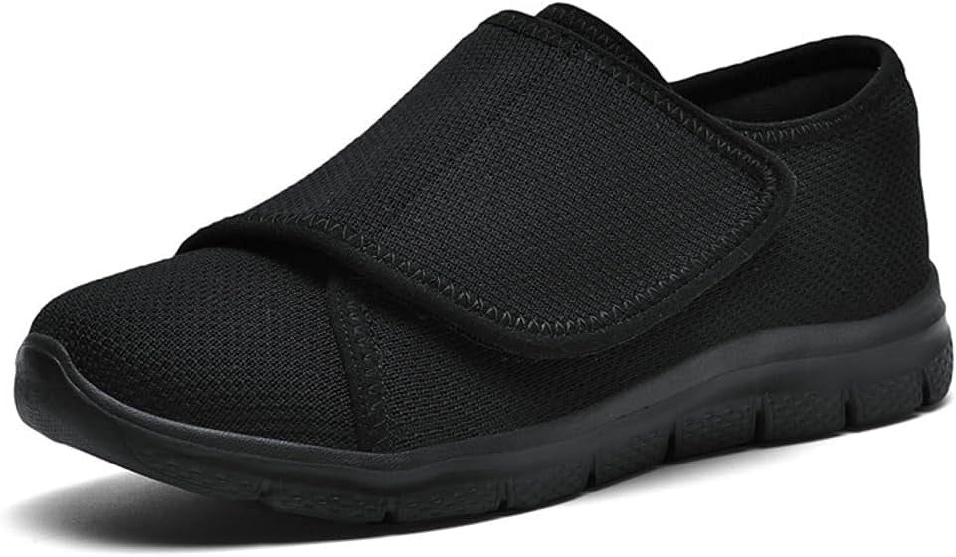 KAQ Adjustable Velcro close Walking shoes Wide Wide Shoes Non-slip ...