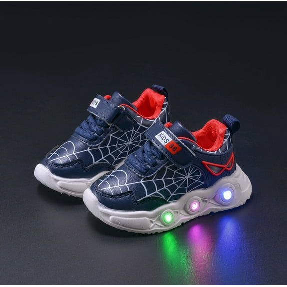 KAQ Children Spider Sneakers with Unique Illumination and Fashion ...