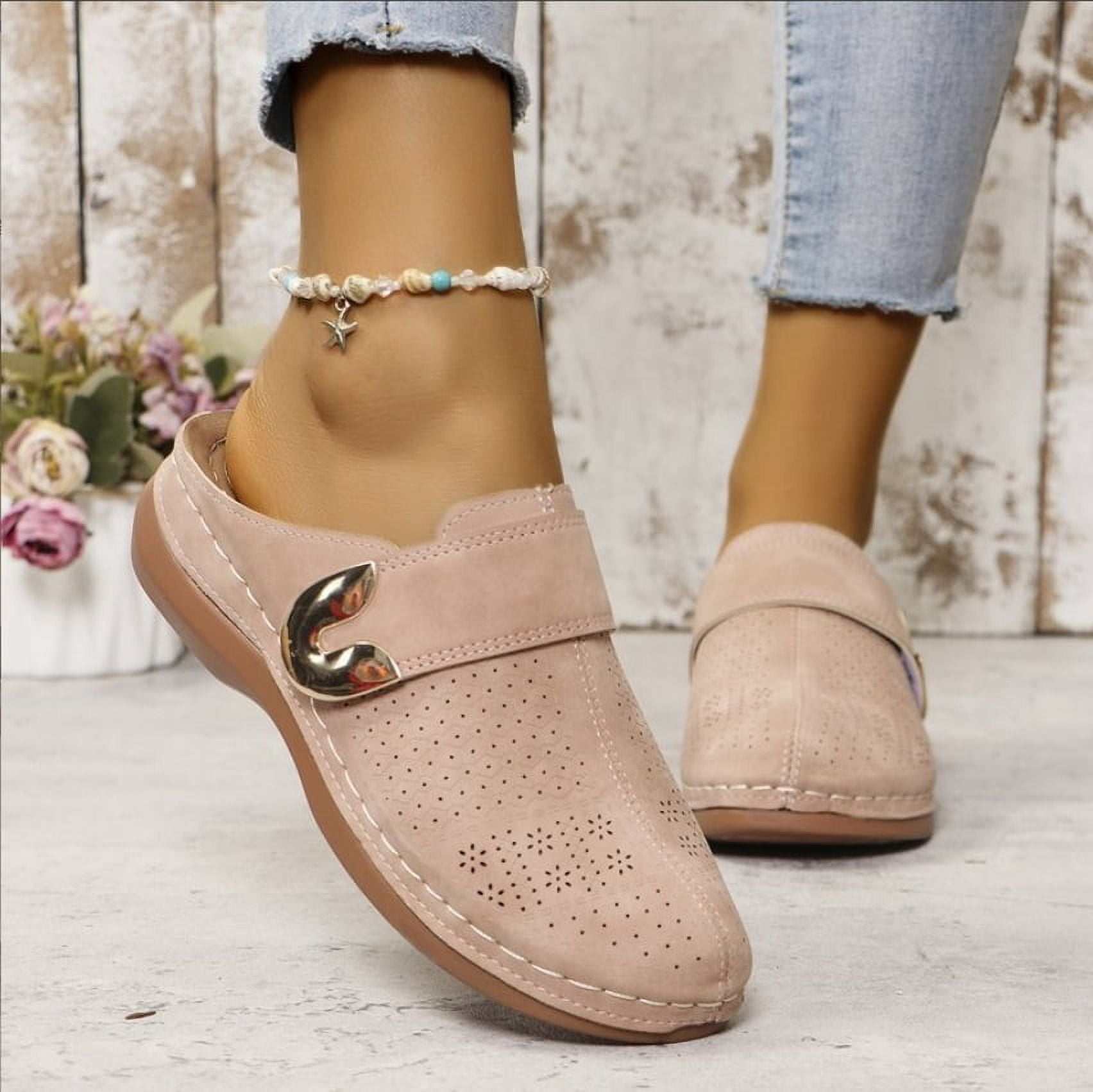 KAQ Clogs for Women Mules Slip-On: Closed Toe Clog - Comfortable Womens ...