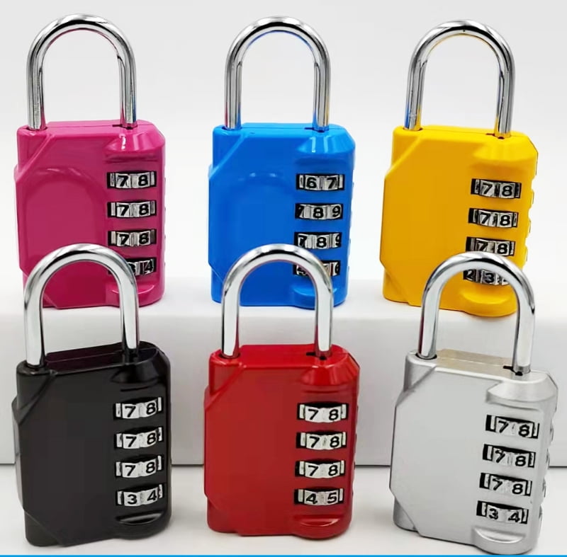 KAQ Combination Lock, 4 Digit Padlock for School Gym Sports Locker ...