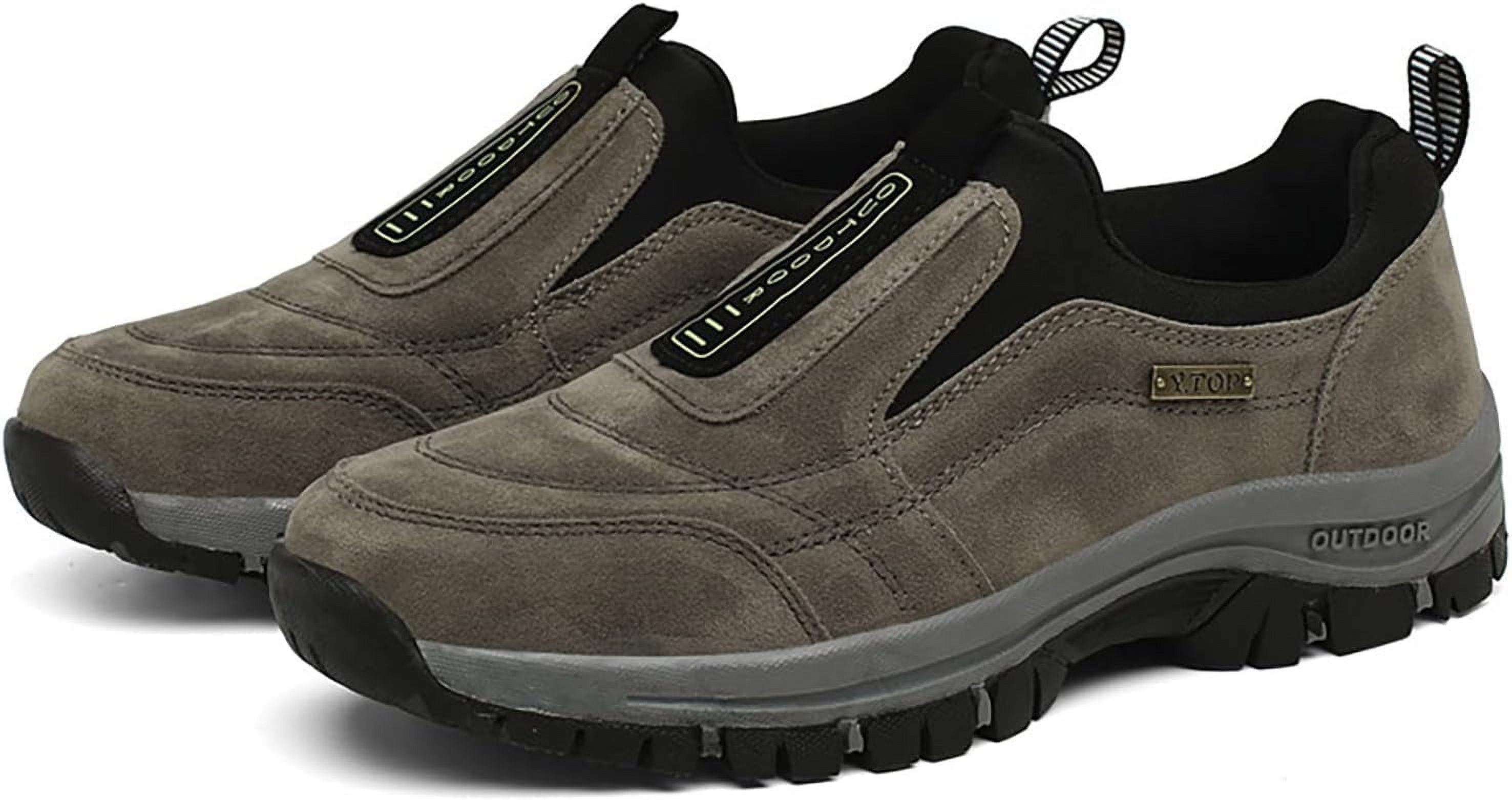 KAQ Hiking Shoes for Men Comfortable Waterproof Breathable Orthopedic ...