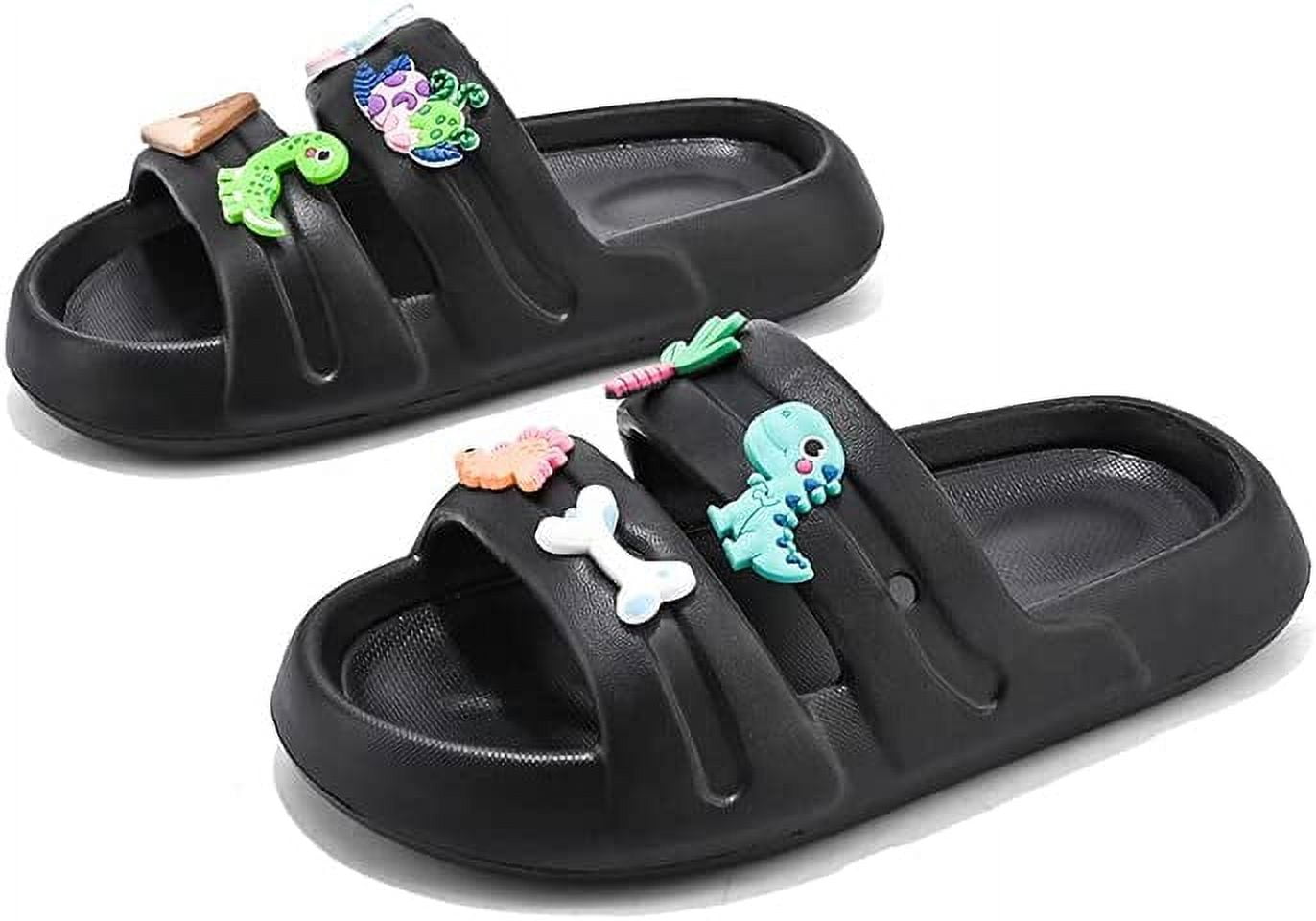 KAQ Kid's Garden Clogs Boys Girls Lightweight Open Toe Beach Pool Slides Sandals Little Baby ...