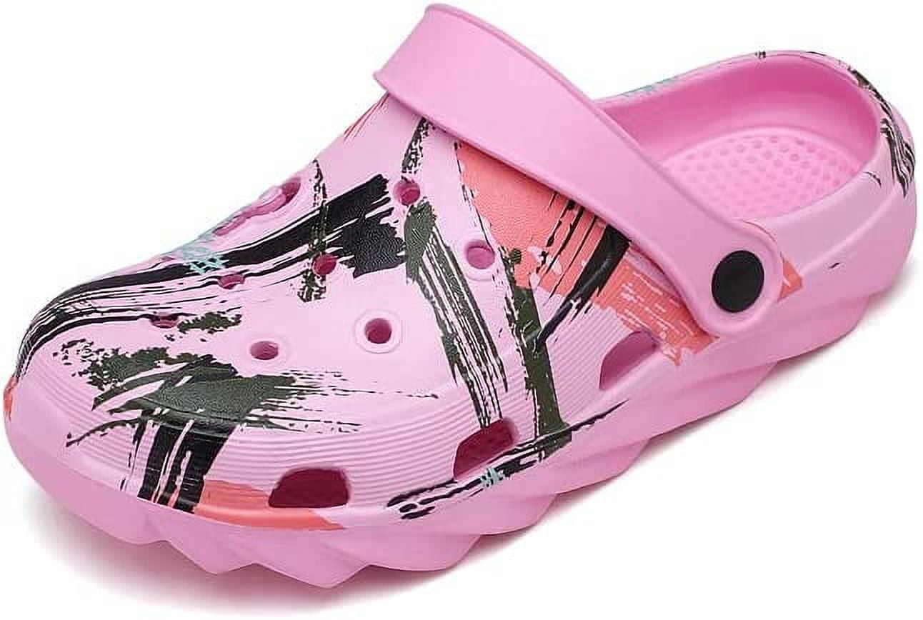 KAQ Kid's Garden Clogs Cute Slides Sandals Toddlers Beach Pool Shower ...