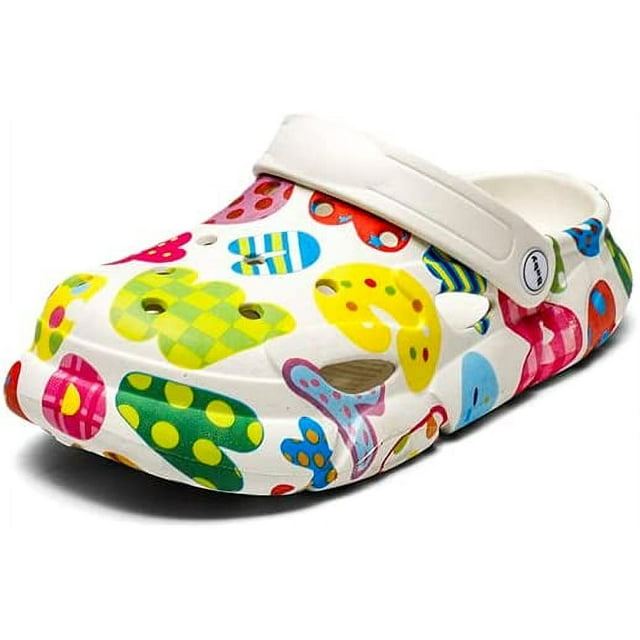 KAQ Kids Garden Clogs Children's Boys Girls Fun Cartoon Lightweight ...