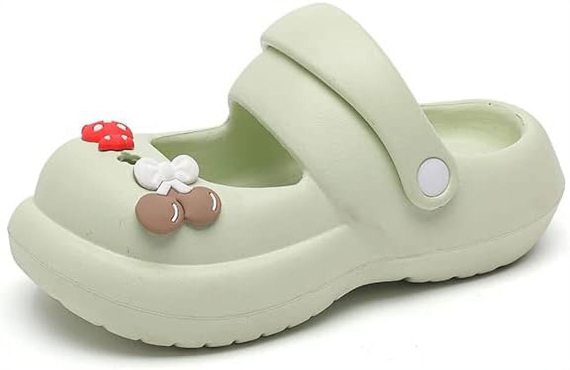 KAQ Kids Girls Cute Garden Clogs Sandals Summer Slip On Shoes Slipper ...
