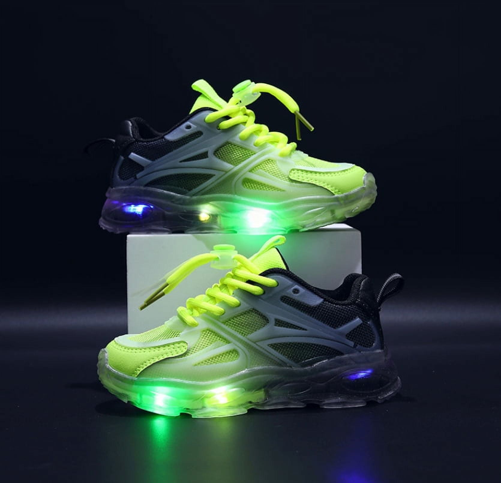 KAQ Light Up Shoes for Girls, Toddler Kids Cute Fashion Led Sneakers ...