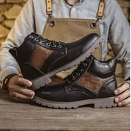 Dream Apparel Men's Motorcycle Boot Riding Combat Boots for rider ...