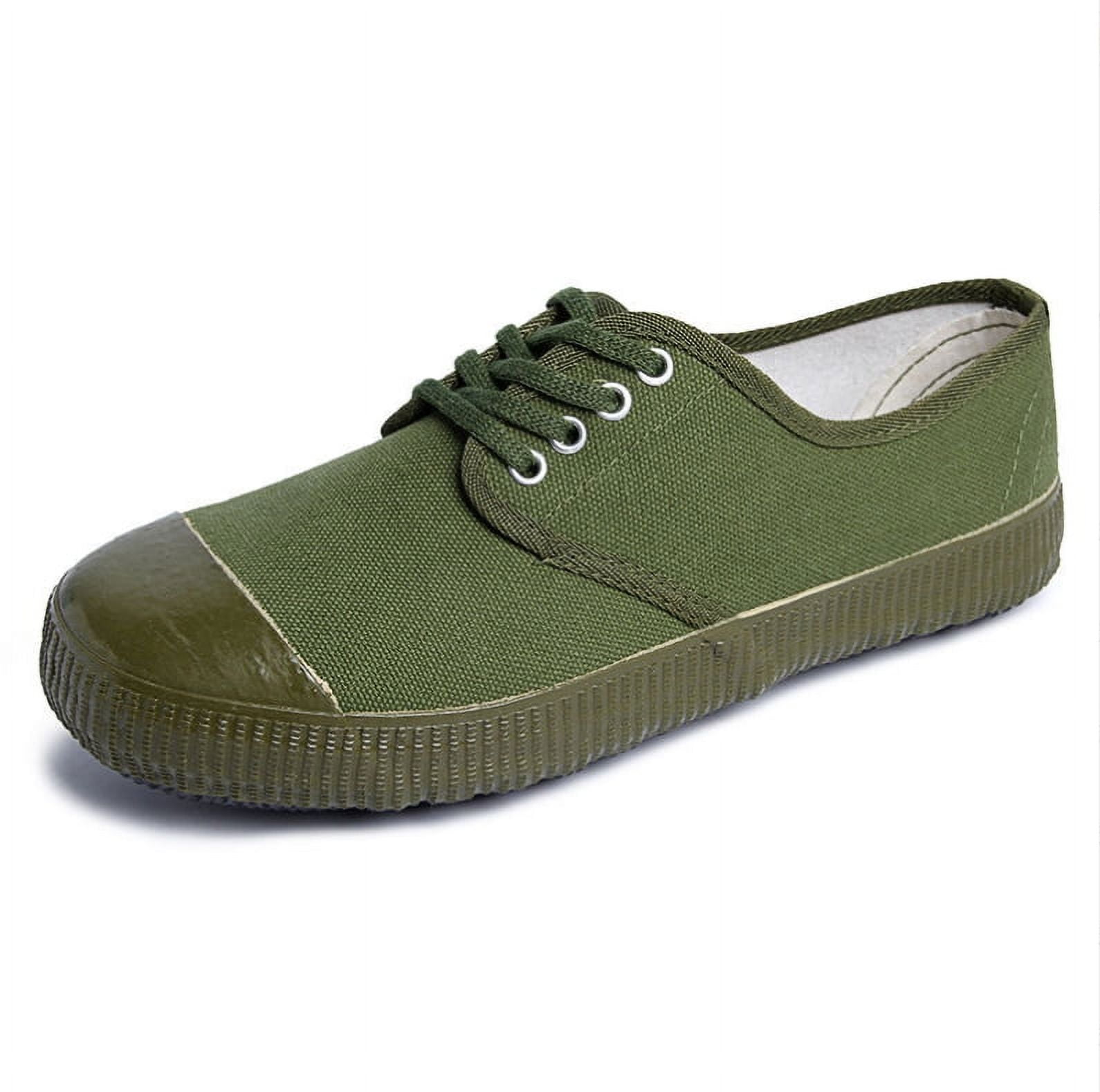 KAQ Not Fashion Men Shoes Nostalgic Army Green Casual Shoes Farmer ...