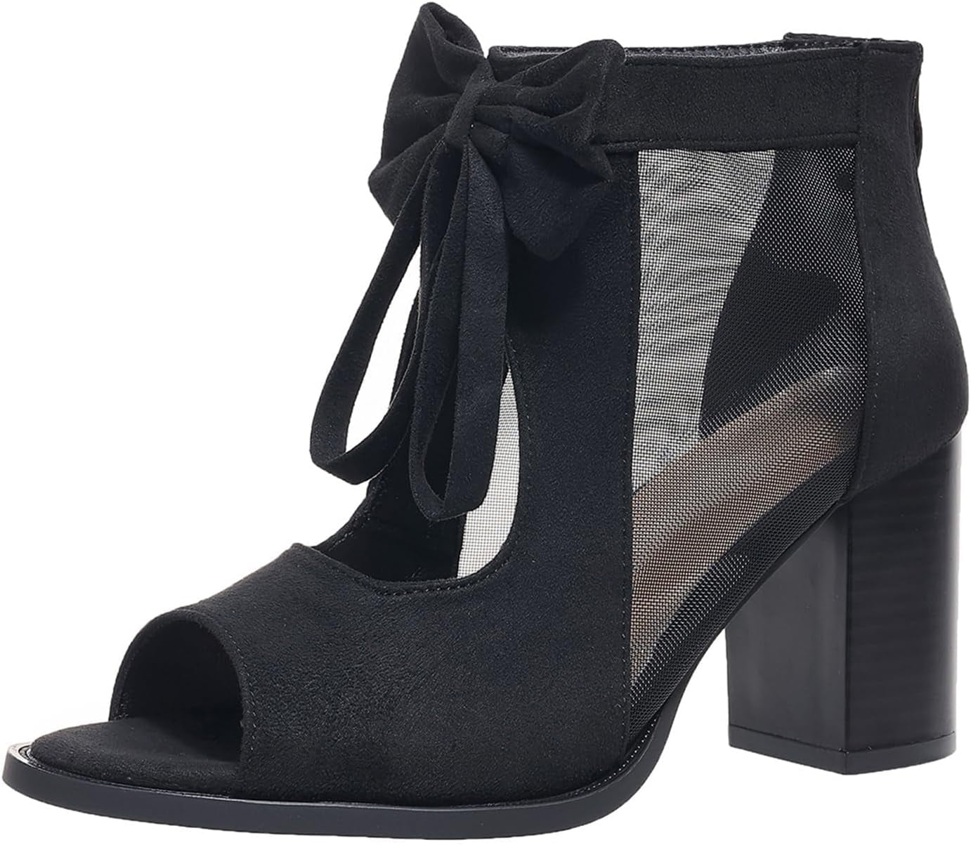 KAQ Summer Sandals for Women Ankle Strap Chunky High Heel Sandals ...