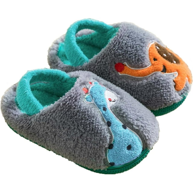 KAQ Toddler House Slippers Boys Girls Cute Animal Cartoon Shoes Little ...