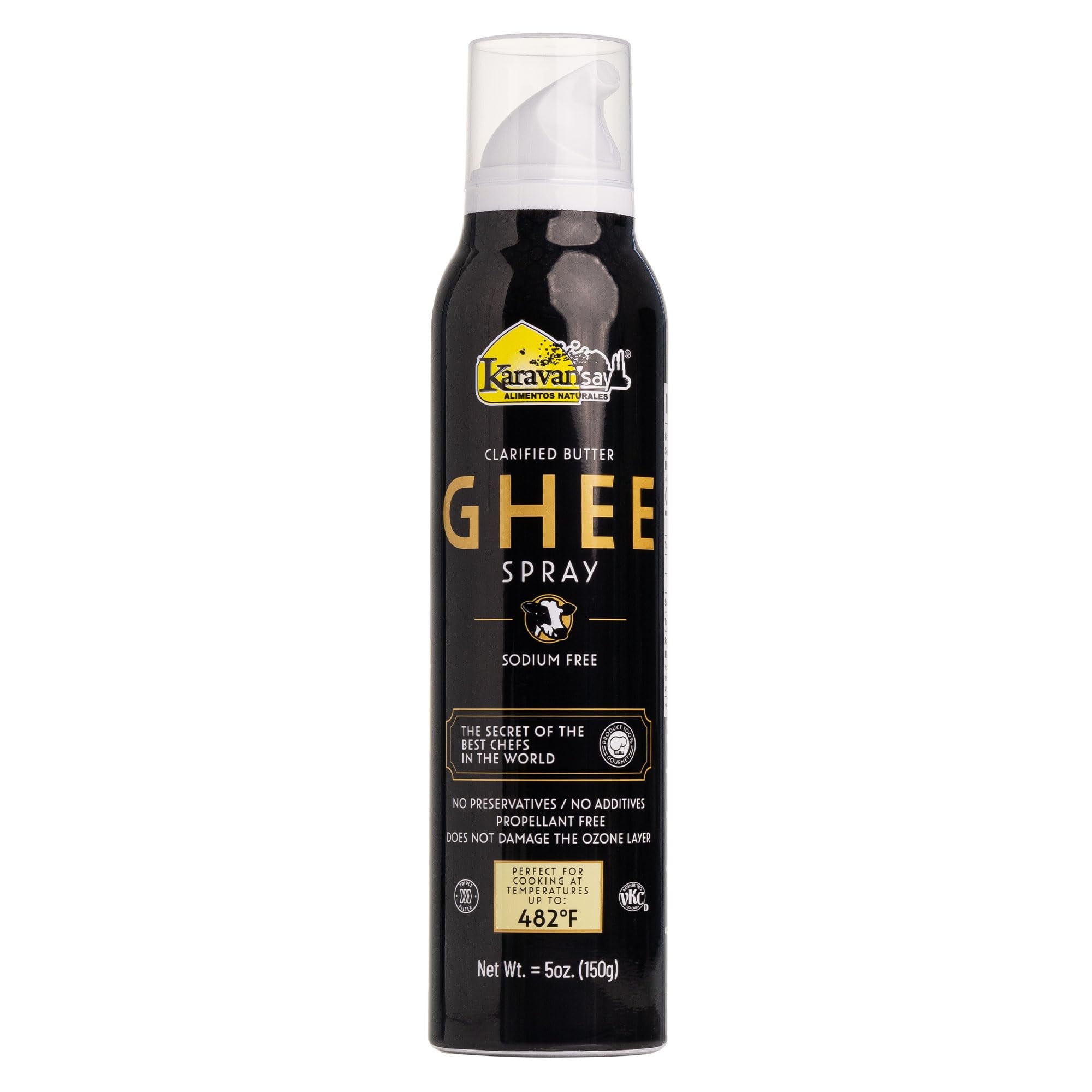 KARAVANSAY CLARIFIED BUTTER GHEE SPRAY, 100% GHEE, DOES NOT CONTAIN ...