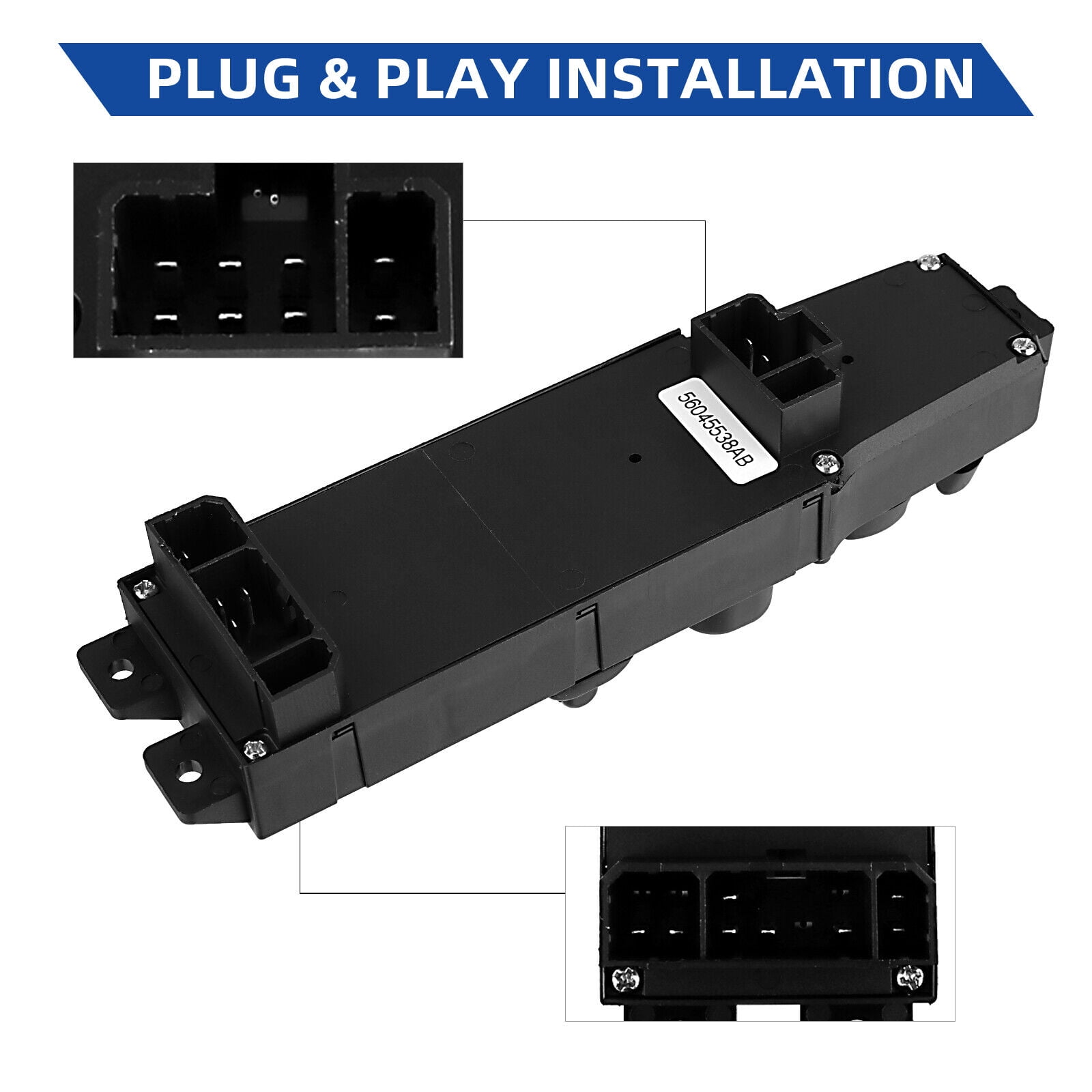 KARCOCA Driver Side Master Power Window Switch - Compatible with Dodge ...