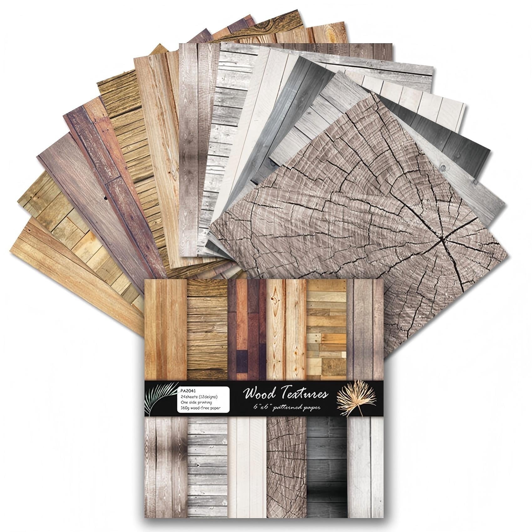KARDLURY Scrapbook Paper, 48 Sheets Vintage Craft Paper Pad, 6'' x 6 ...