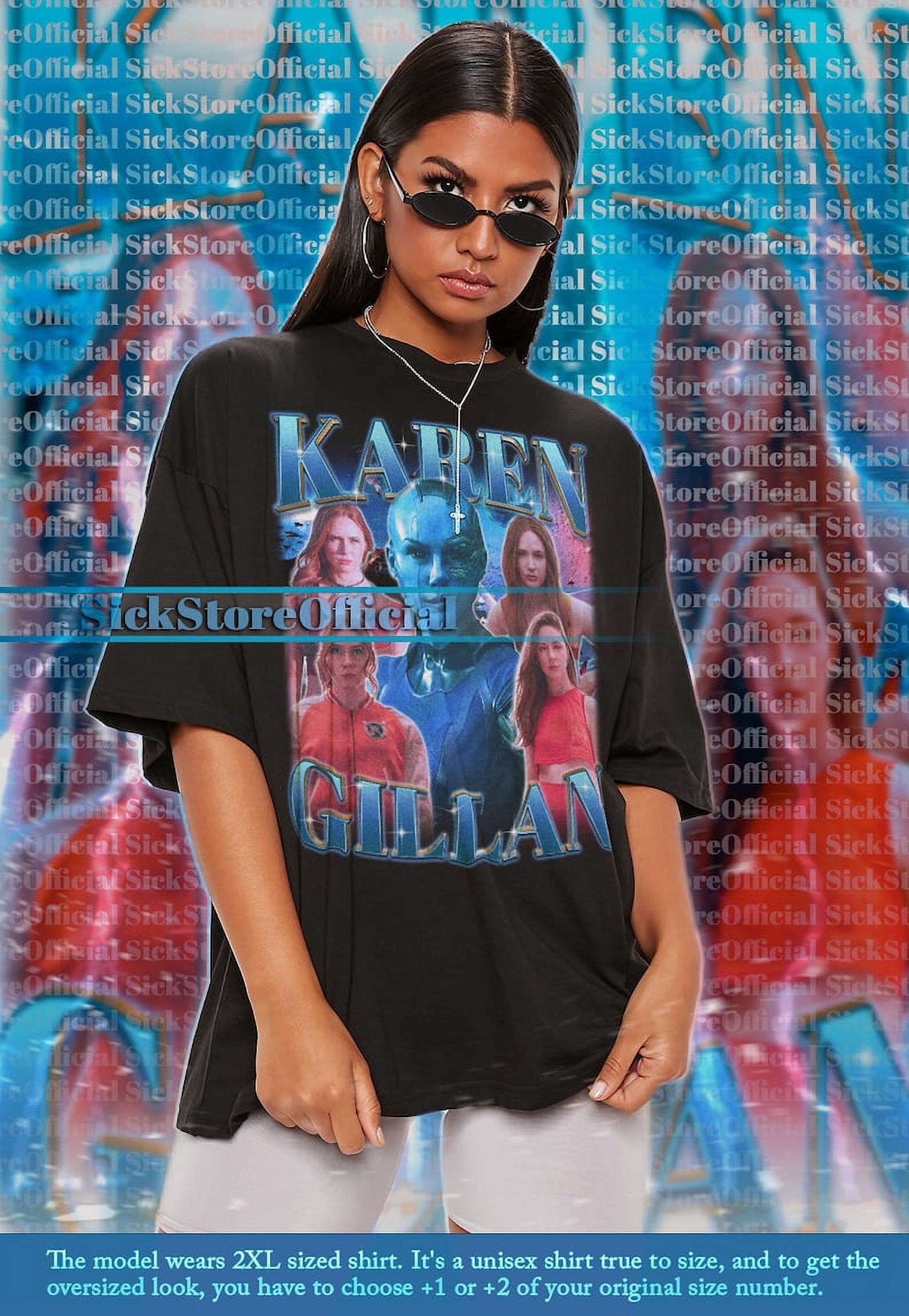 KAREN GILLAN Vintage Shirt, Karen Gillan Homage Tshirt, Karen Gillan ...