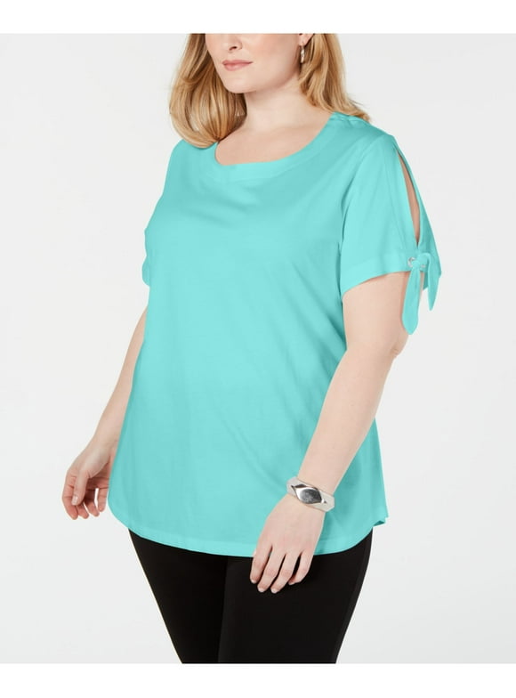 Karen Scott Plus Size Tops in Womens Plus - Walmart.com