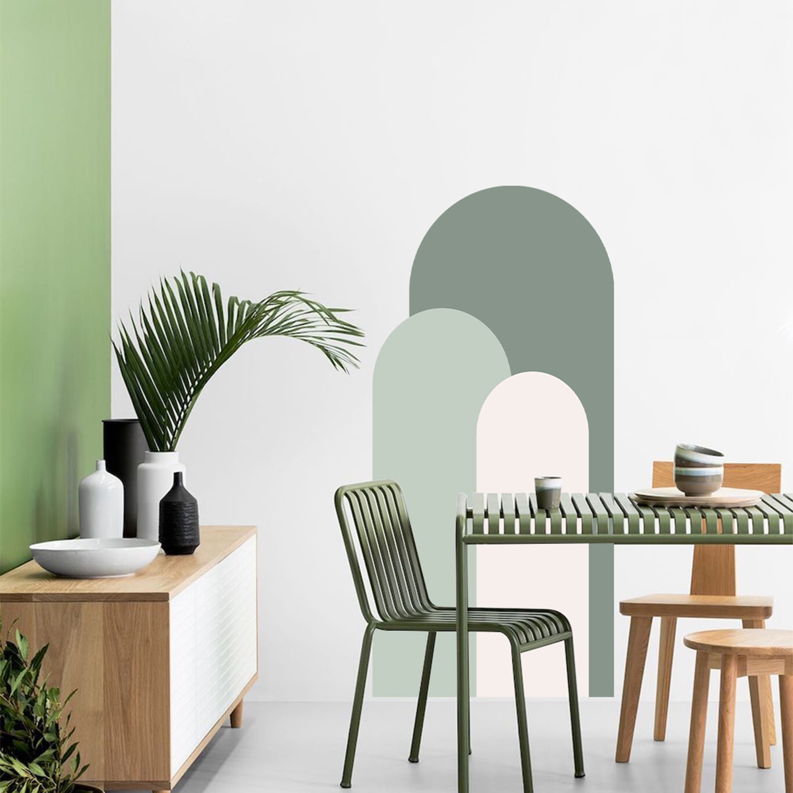 KARLSITEK 3 Colors Arch Wall Decor, Peelable and Stickable Modern ...