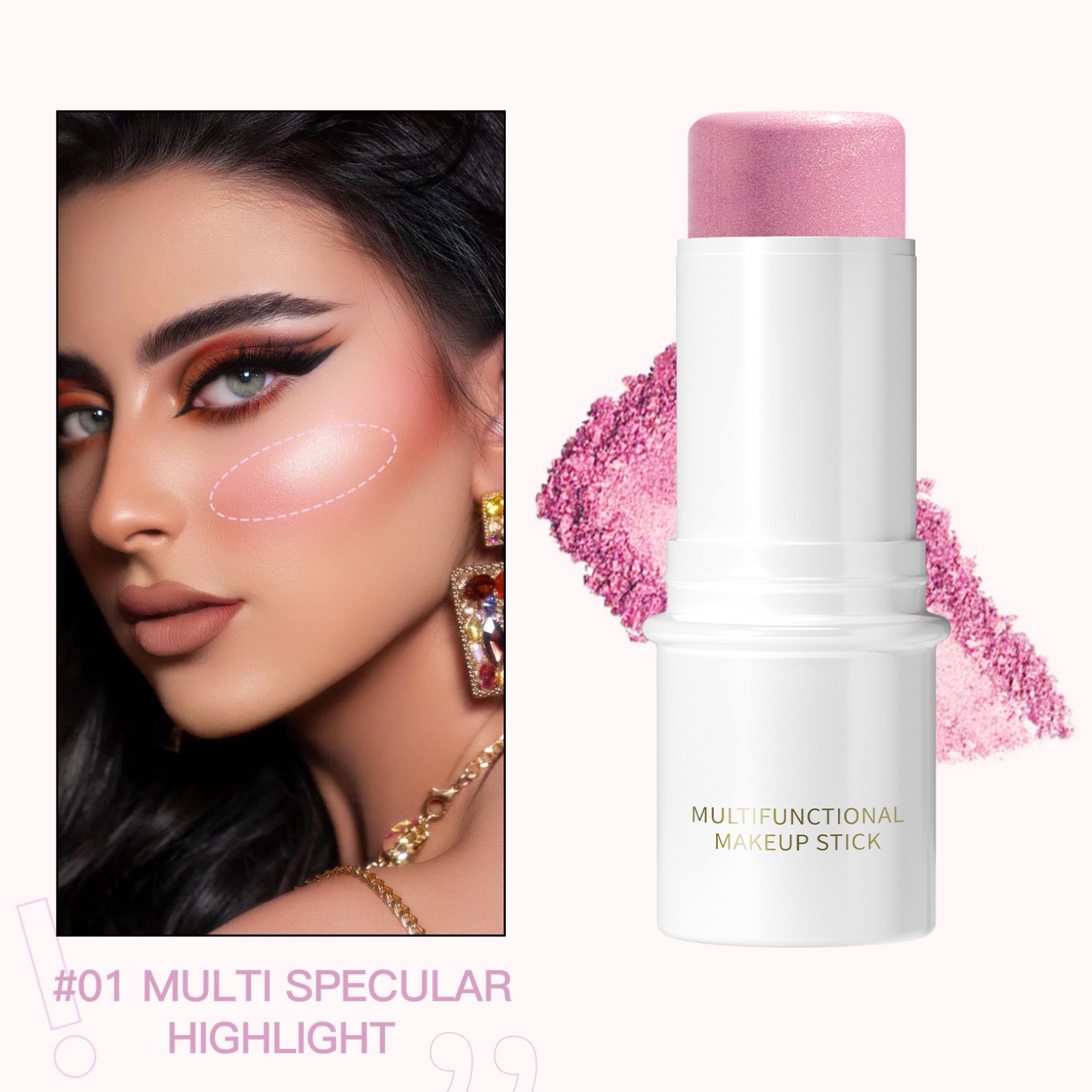 KARLSITEK Contour Stick & Highlighter Makeup Sticks, Long Lasting and ...