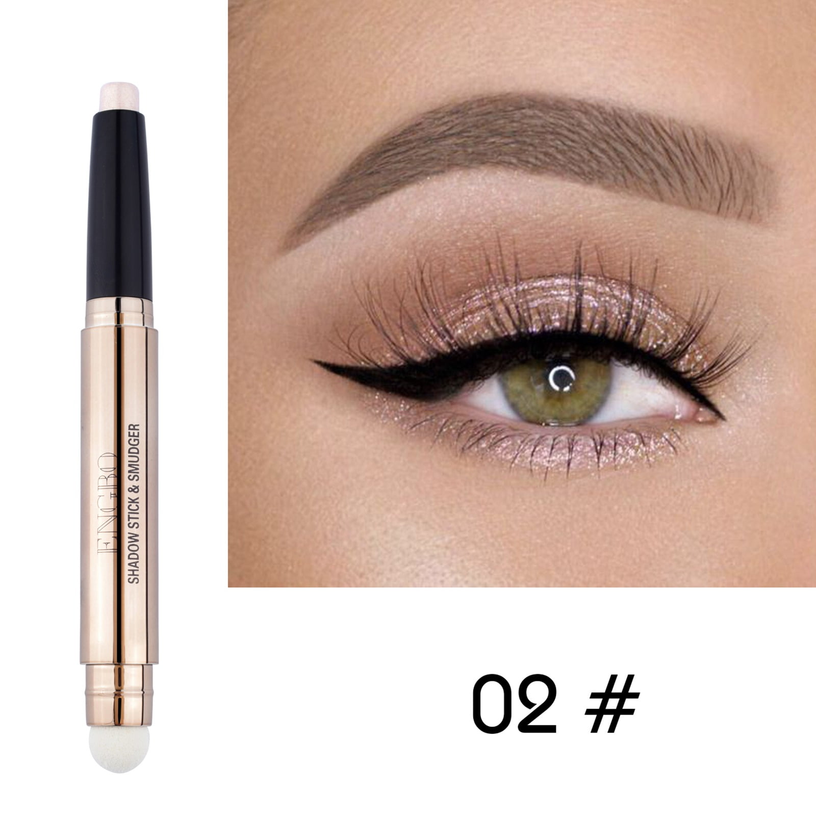 KARLSITEK Eyeshadow Stick Makeup Cream Shimmer Smooth Eyeshadow Pencil ...
