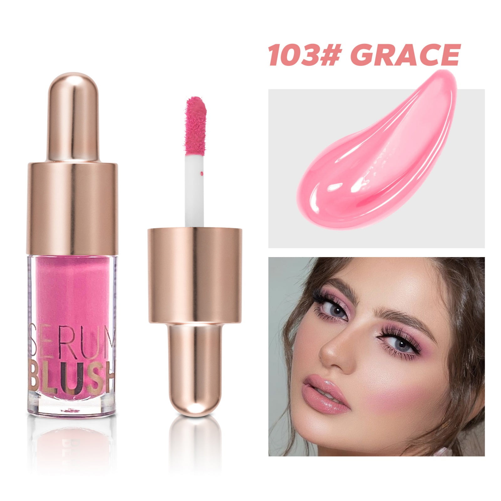 KARLSITEK Liquid Blush,Soft Cream Velvet Mousse Face Blush, Matte ...