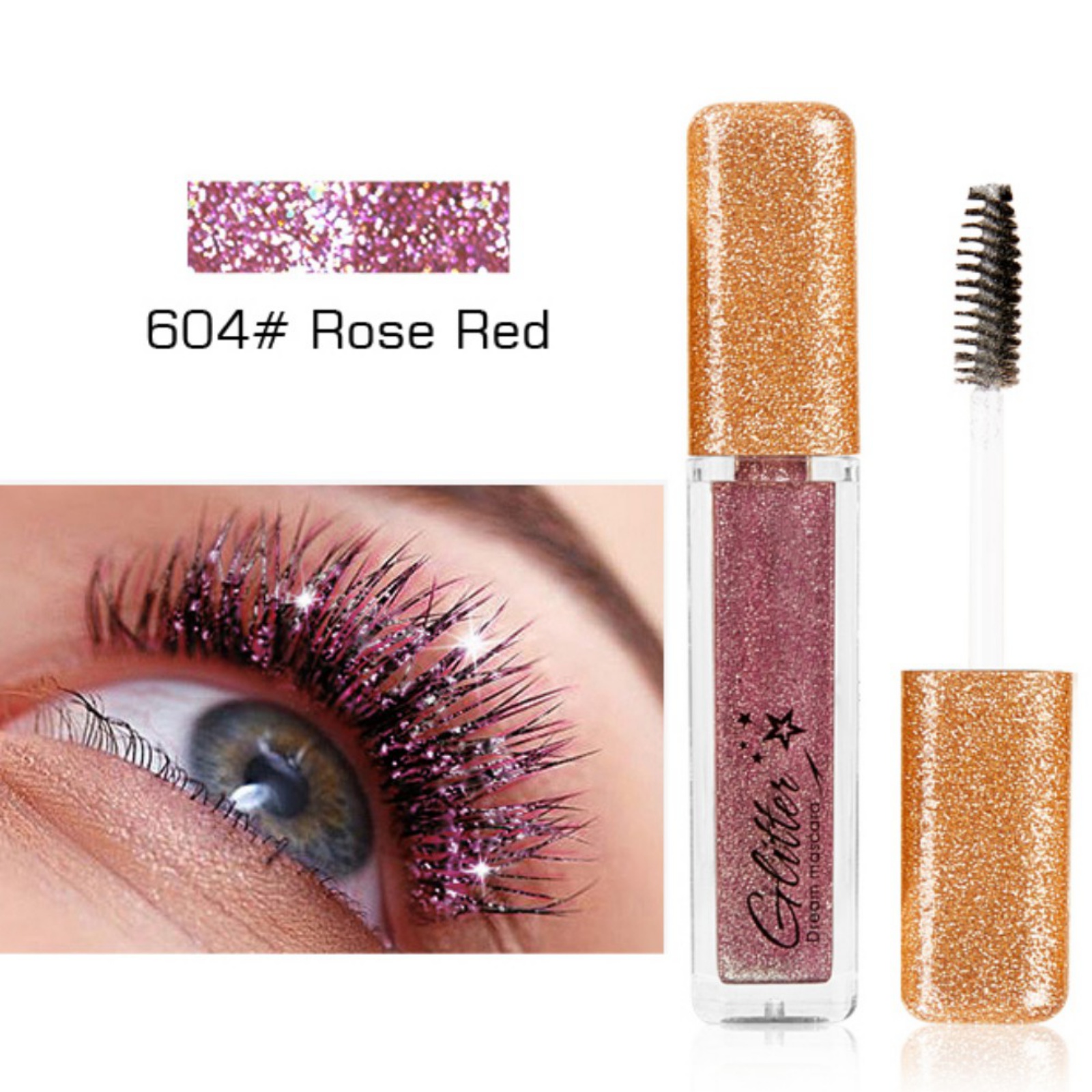 KARLSITEK Shimmery Diamond Mascara Colorful Glitter Mascara Waterproof ...