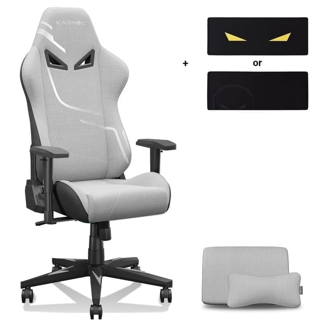 KARNOX Fabric Gaming Chair, Ergonomic Computer Chair Height Adjustment ...