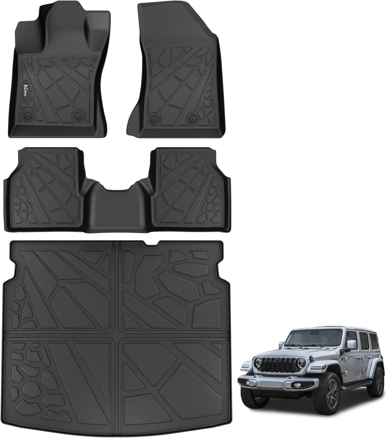 KARPAL Floor Mats Fit with 2017-2025 Jeep Compass (NOT fit 2017 Old ...