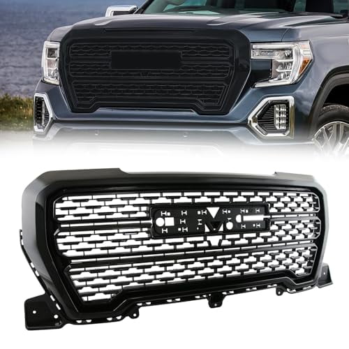 KARPAL Front Bumper Grille Compatible with 2019-2021 GMC Sierra 1500 ...