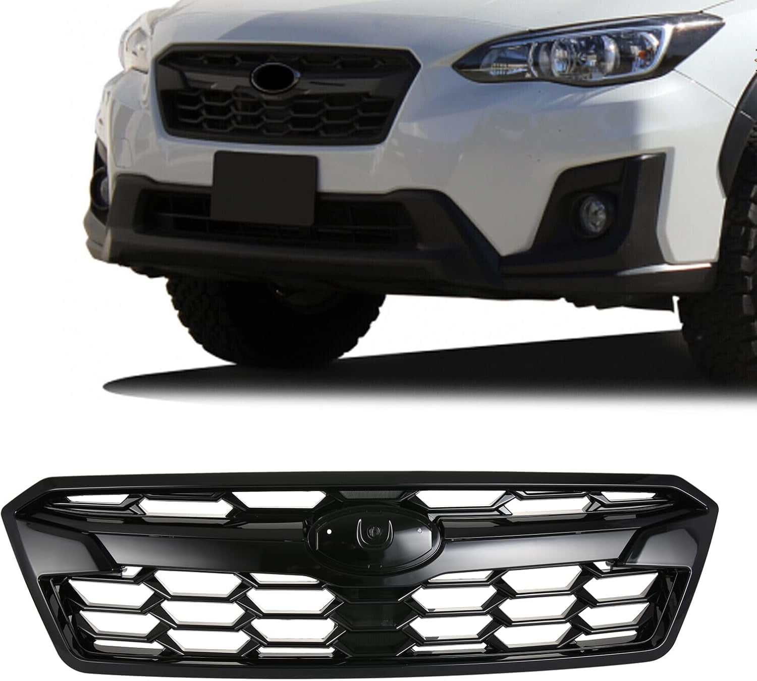 KARPAL Front Bumper Upper Grille Grill Assembly Compatible with 2018 ...