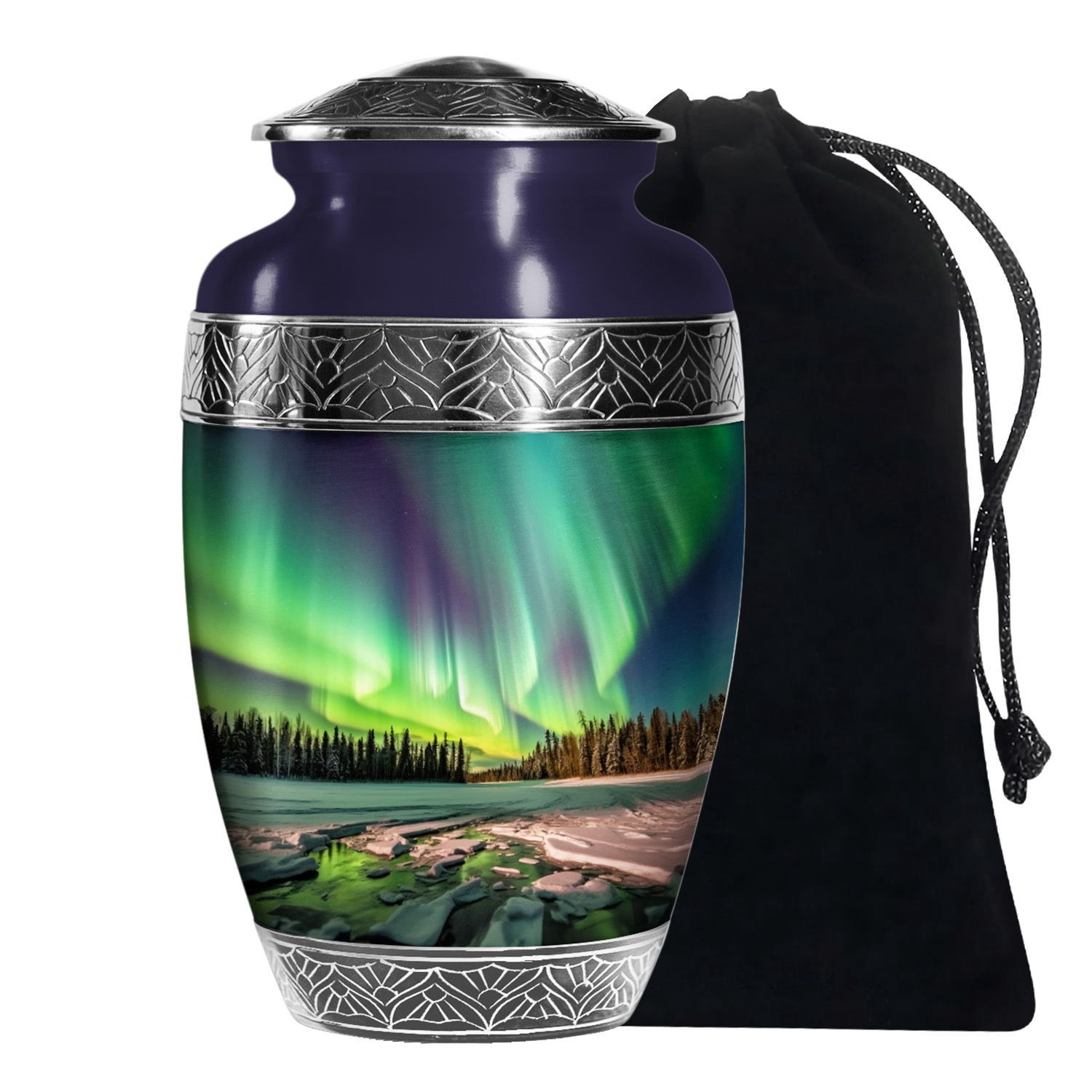 KARYLIZ Aurora Borealis Cremation Urns For Human Ashes Adult Female ...