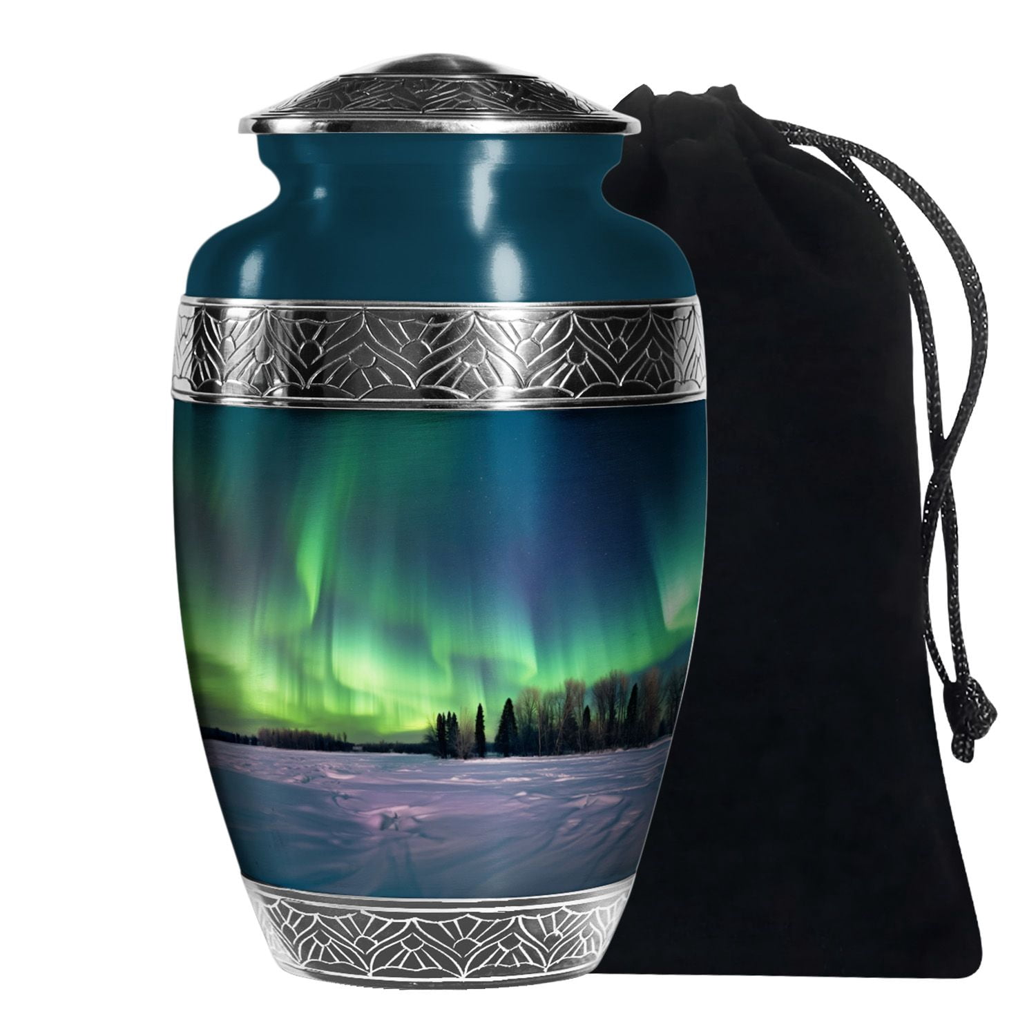 KARYLIZ Aurora Borealis Cremation Urns For Human Ashes Adult Female ...