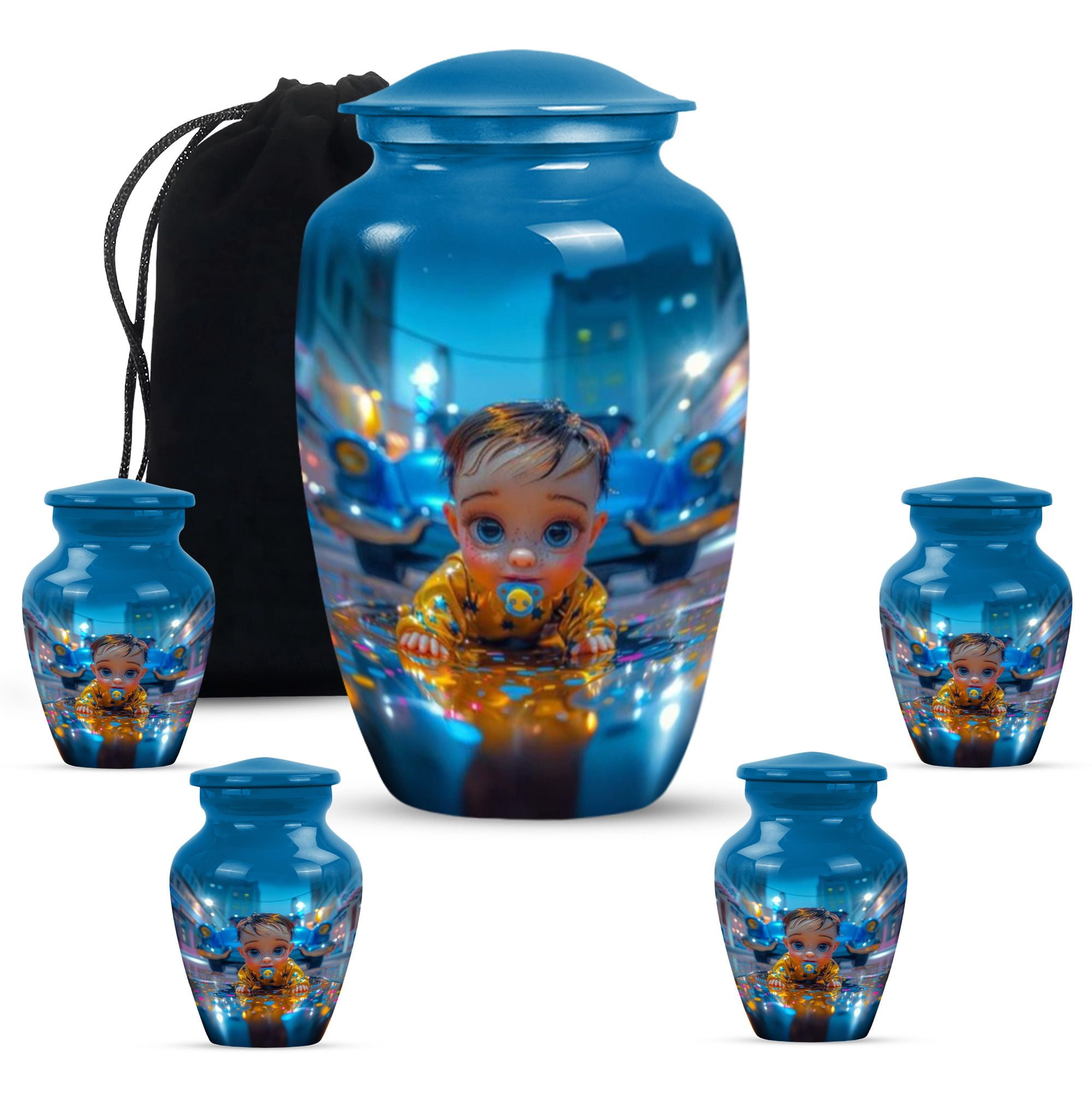 KARYLIZ Baby Urn - Urns For Human Ashes Adult Male - Small Urns For ...