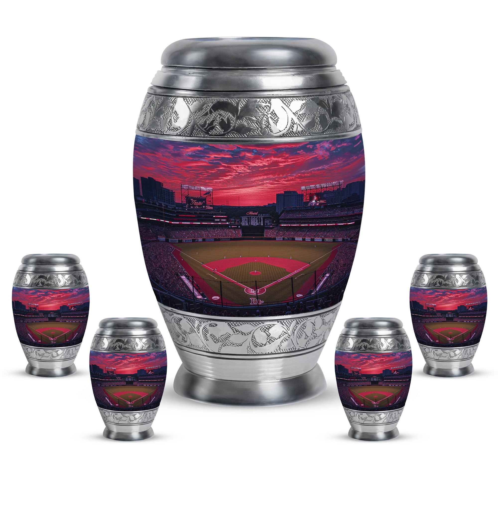 KARYLIZ Baseball Keepsake Urn - Urn For Ashes Adult Male - Large ...